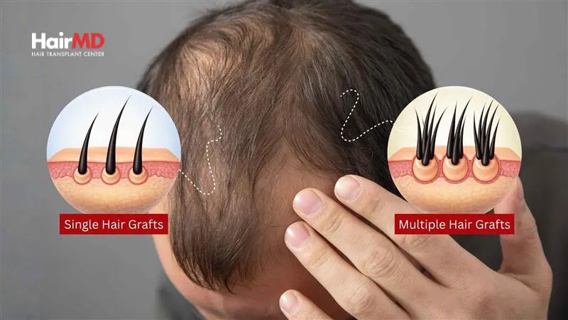 Single vs Multi Hair Grafts in Pune | Hair Transplant Guide
